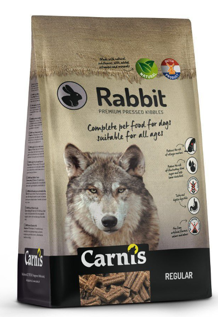 Carnis Pressed Kibble Rabbit - 100% Wheat Gluten Free & Hypoallergenic ...